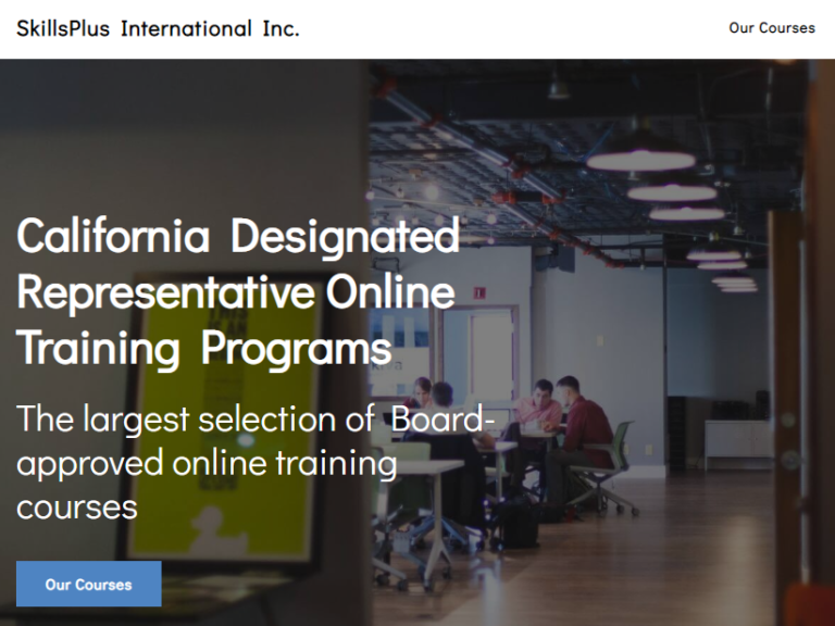 Board-Approved California Designated Representative Training - The DRE ...